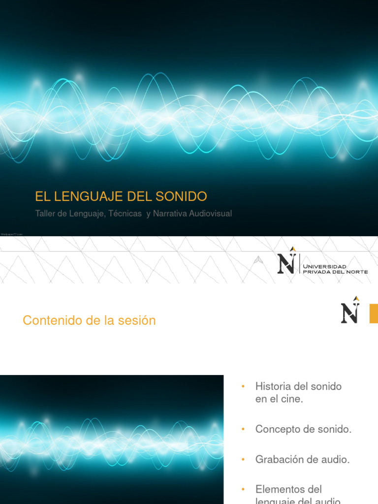 Semana 6 | PDF | Sonido | Producción de sonido