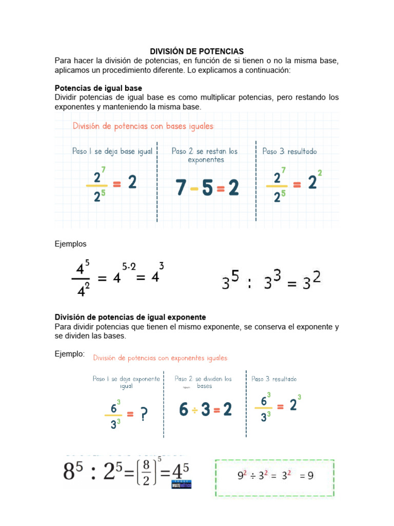División de Potencias | PDF
