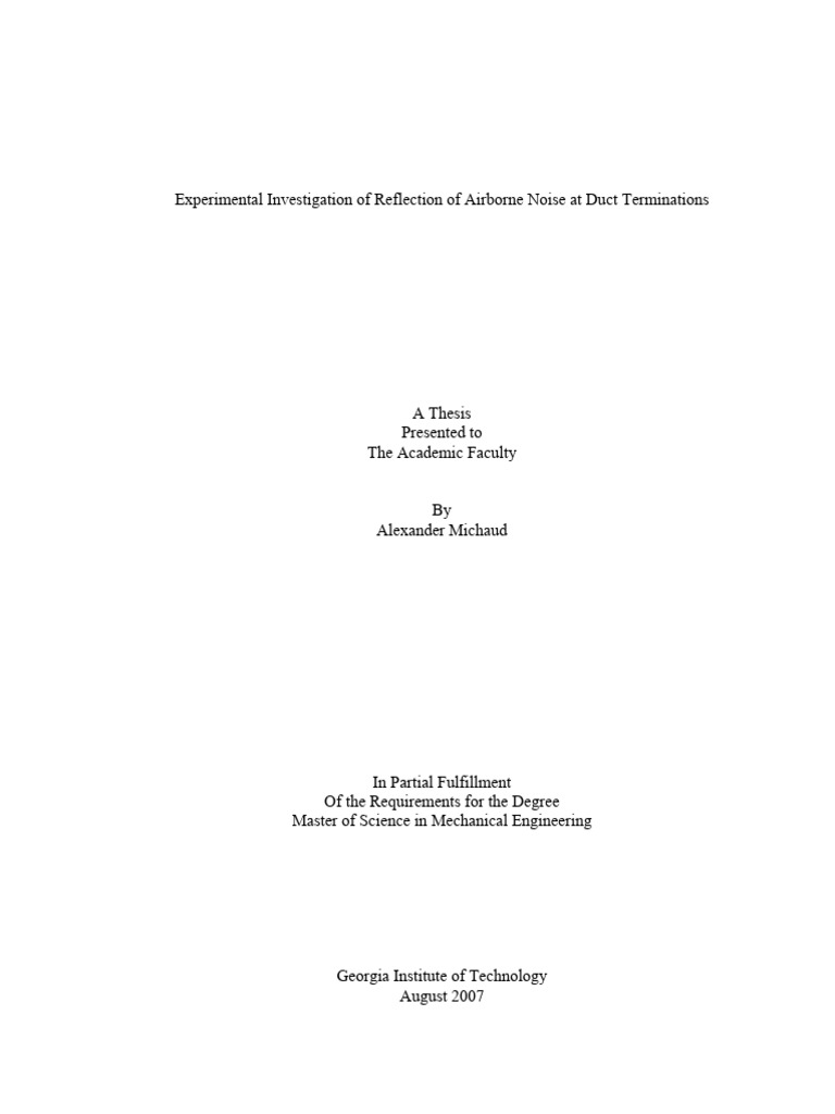Michaud Alexander P 200708 Mast | PDF | Waves | Duct (Flow)