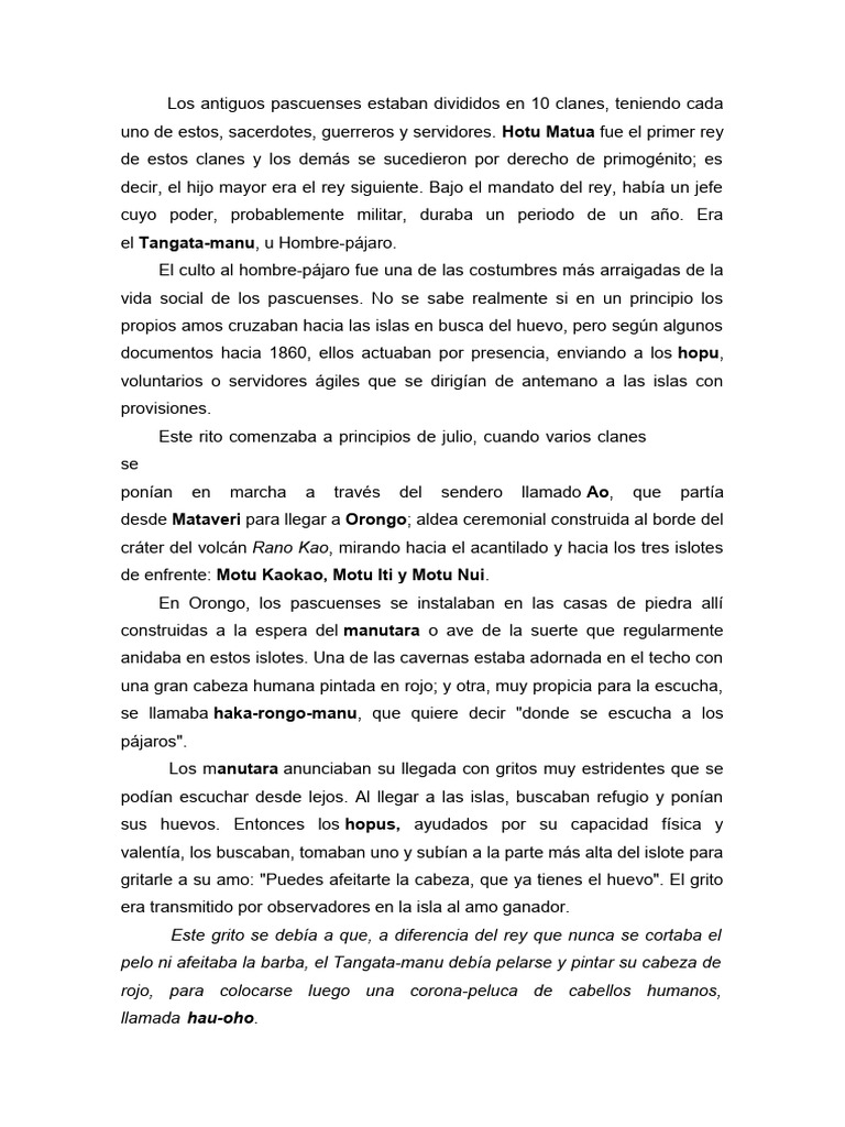 Manutara Resumen | PDF | Historia