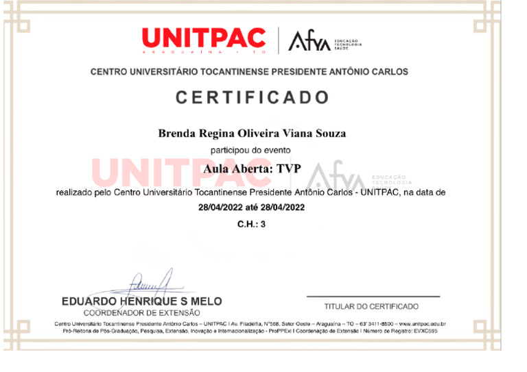 Certificado 2 | PDF