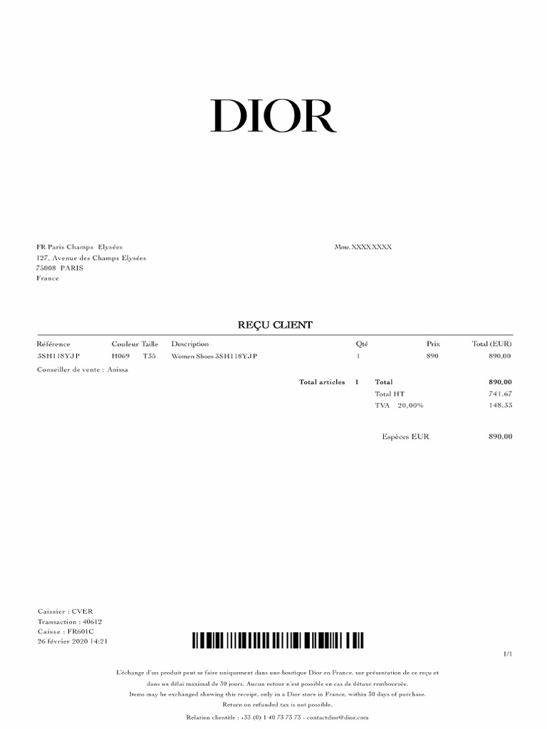 Dior Copie | PDF