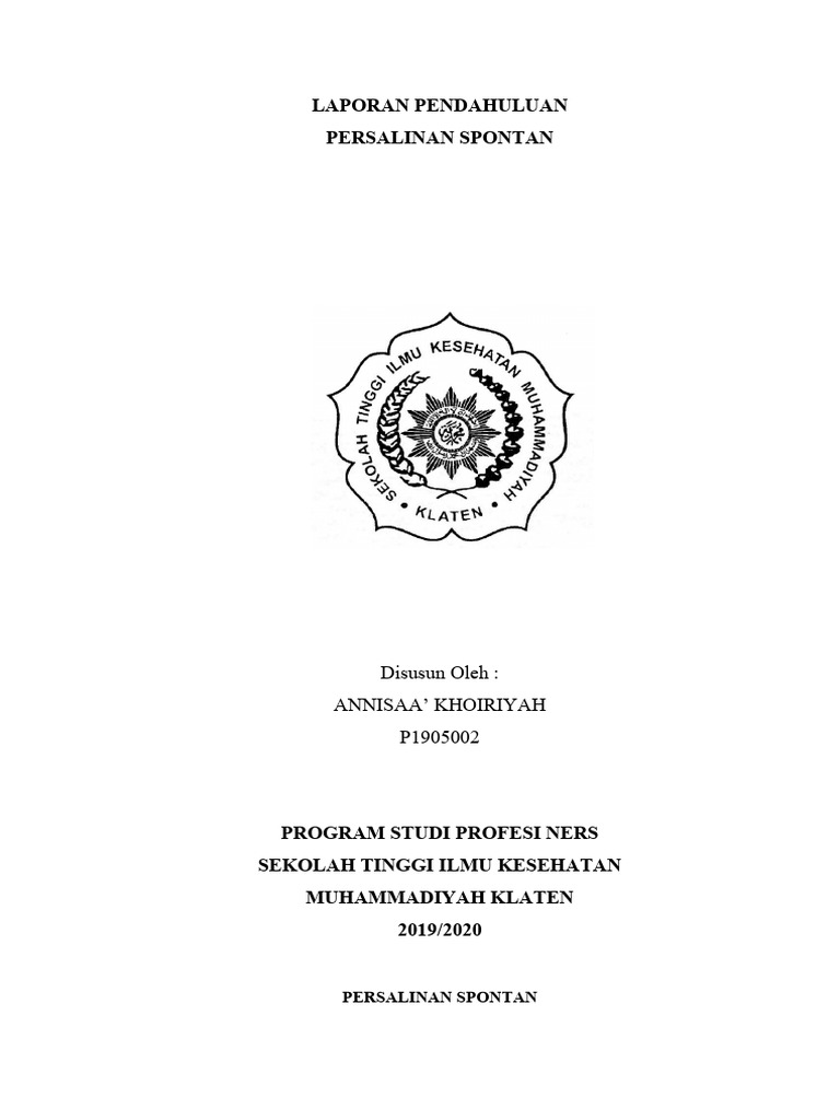 Panduan Lengkap Persalinan Spontan | PDF
