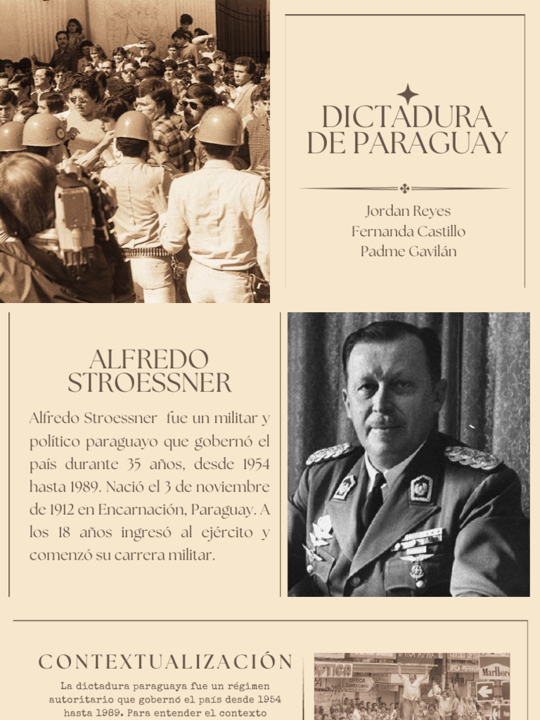 Dictadura de Stroessner en Paraguay | PDF | Política | Ciencias sociales