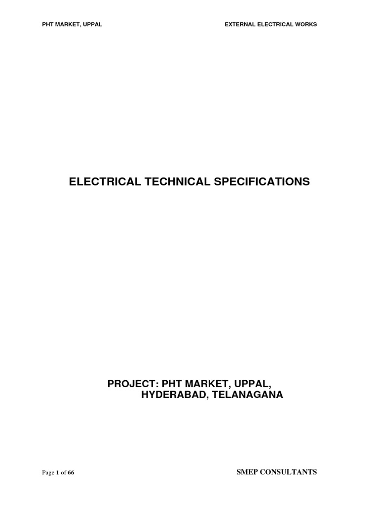 Electrical Works Tender Guide | PDF | Construction | Welding
