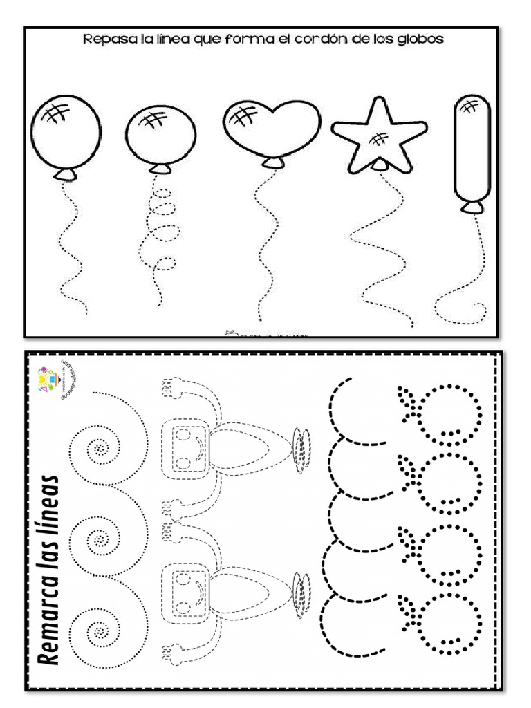 trazos 3 años | PDF