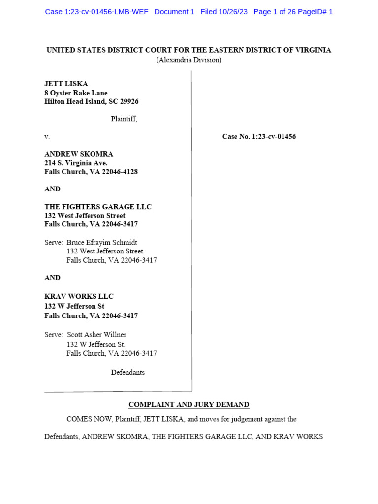 Liska v. Skomra: Martial Arts Injury Case | PDF