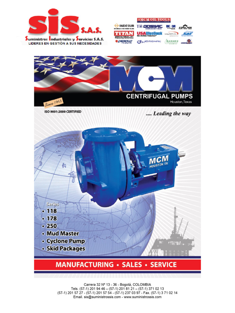 MCM 250 Bombas Centrifugas | PDF
