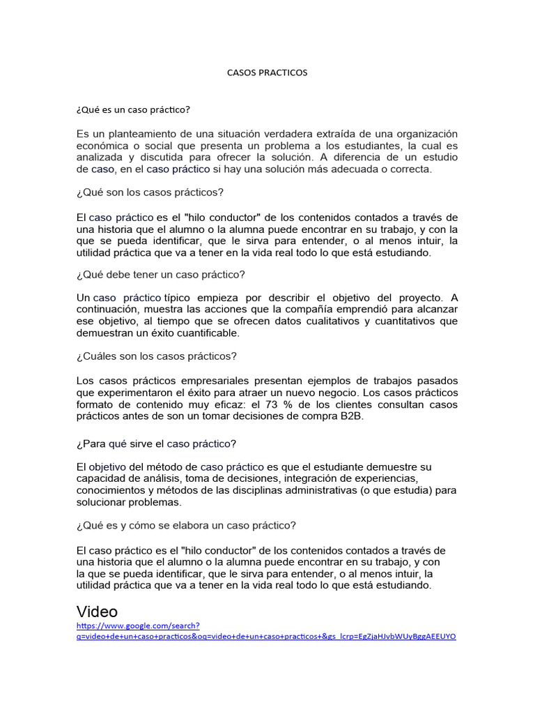 Casos Practicos | PDF