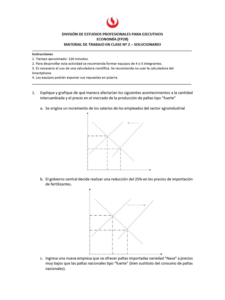 MTC2 - Demanda y Oferta - Sol1 | PDF