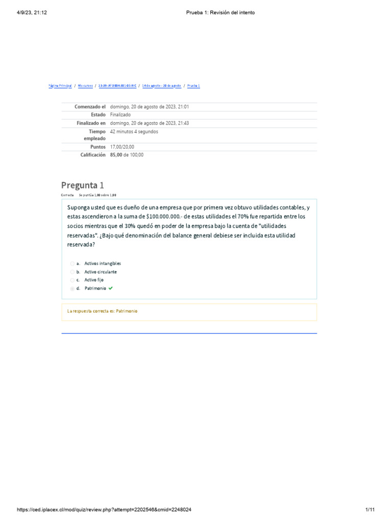 Informe financiero de EXCMA SpA | PDF
