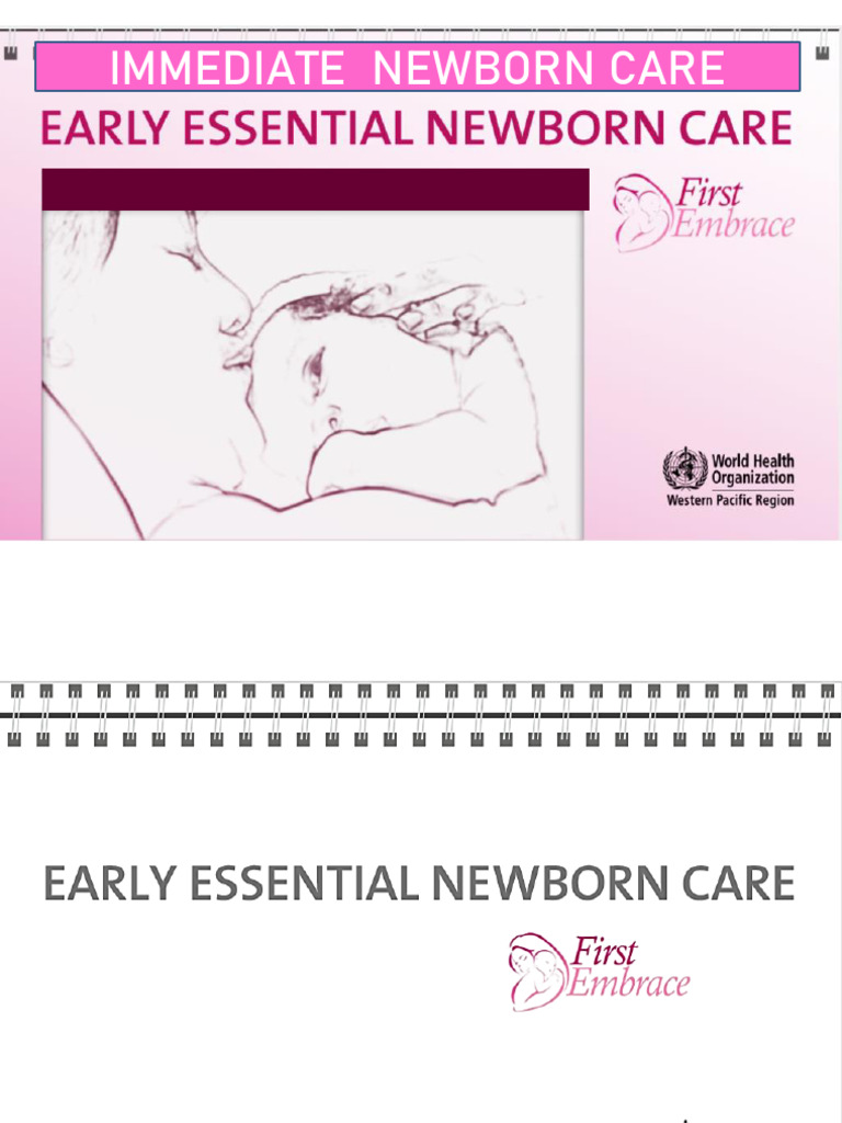 EENC (Early Essential Newborn Care) | PDF | Childbirth | Breastfeeding