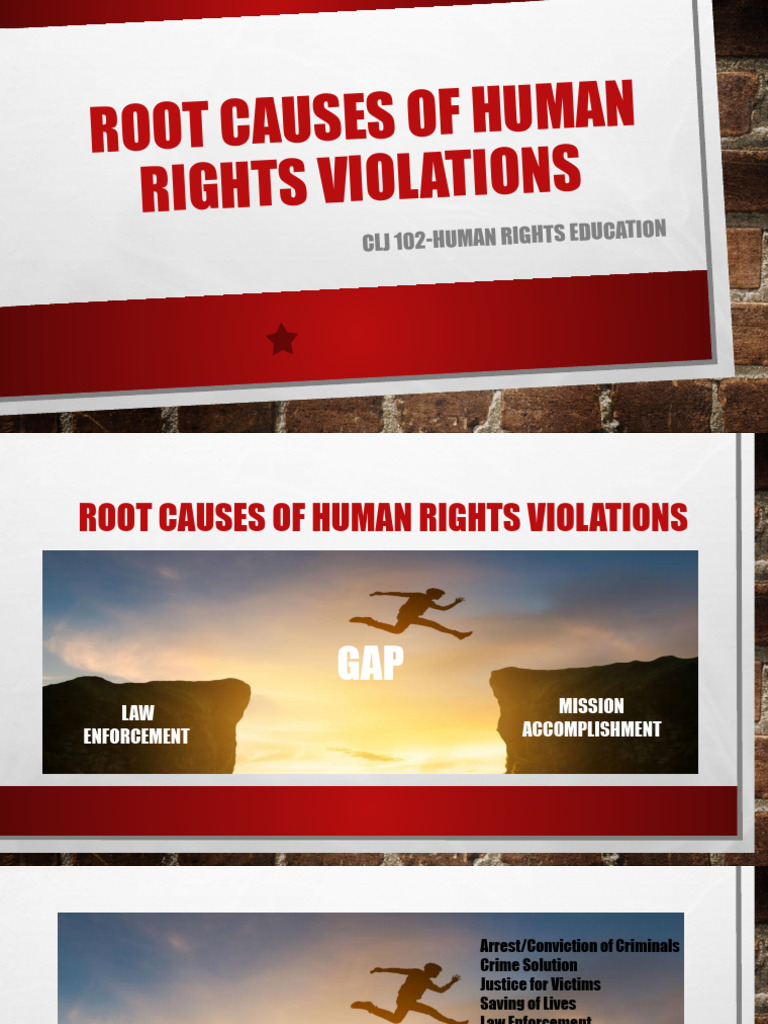 Root Causes of Human Rights Violations | PDF | Human Rights | Crimes