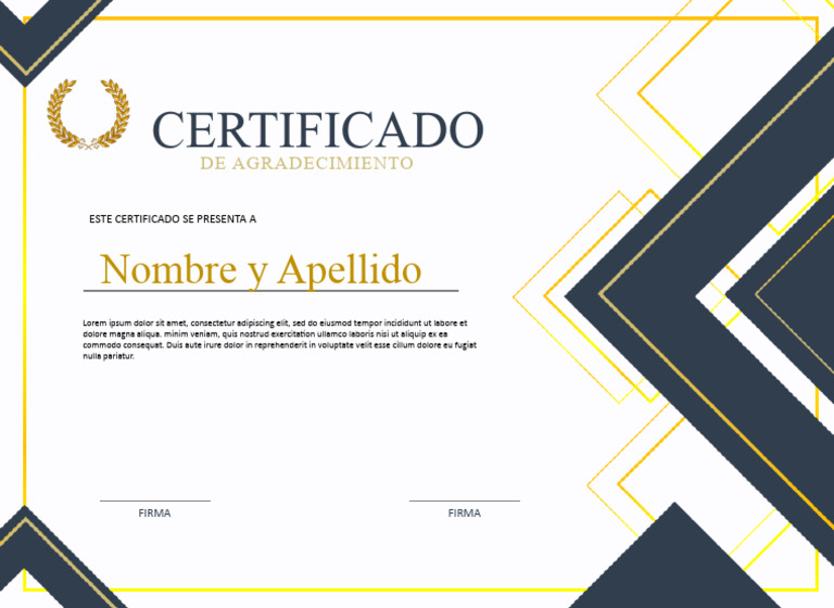 13 Certificado de Agradecimiento Moderno | PDF
