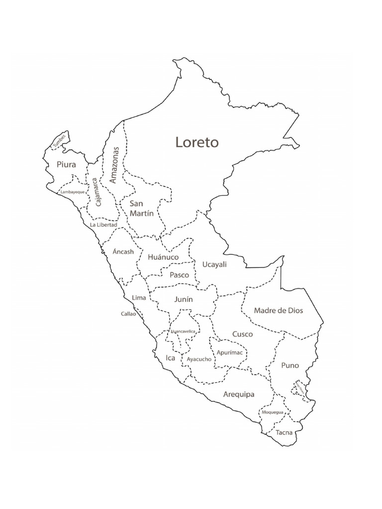 MAPA DEL PERÚ | PDF