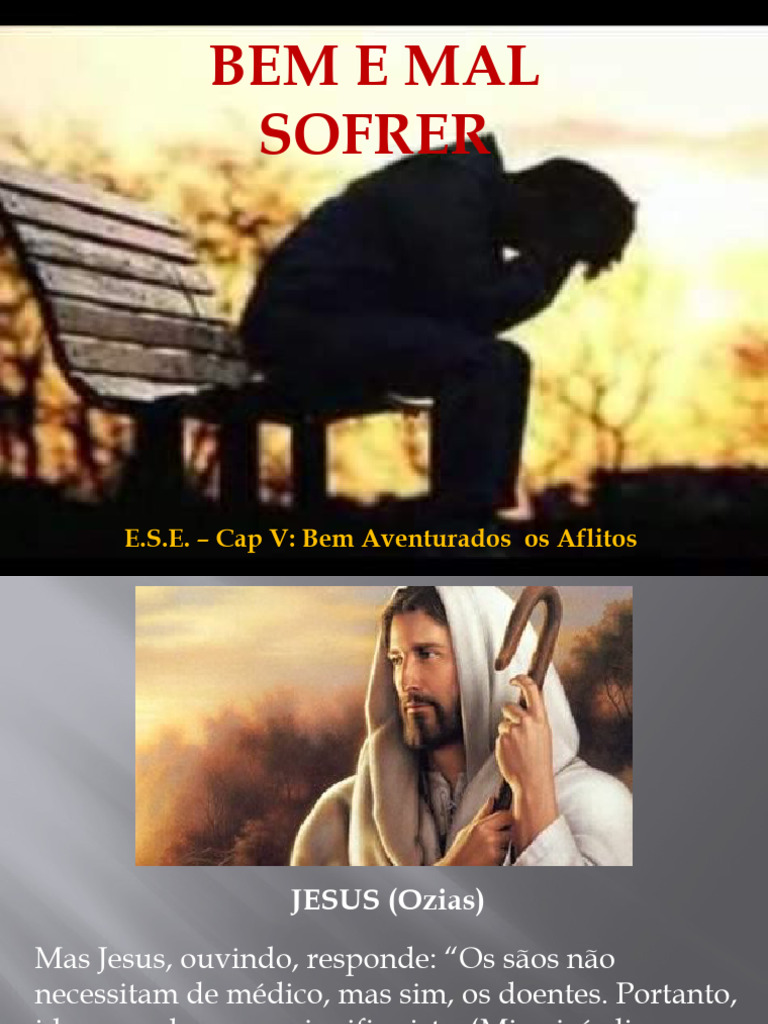 Bem e Mal Sofrer: Consolação e Reflexão | PDF