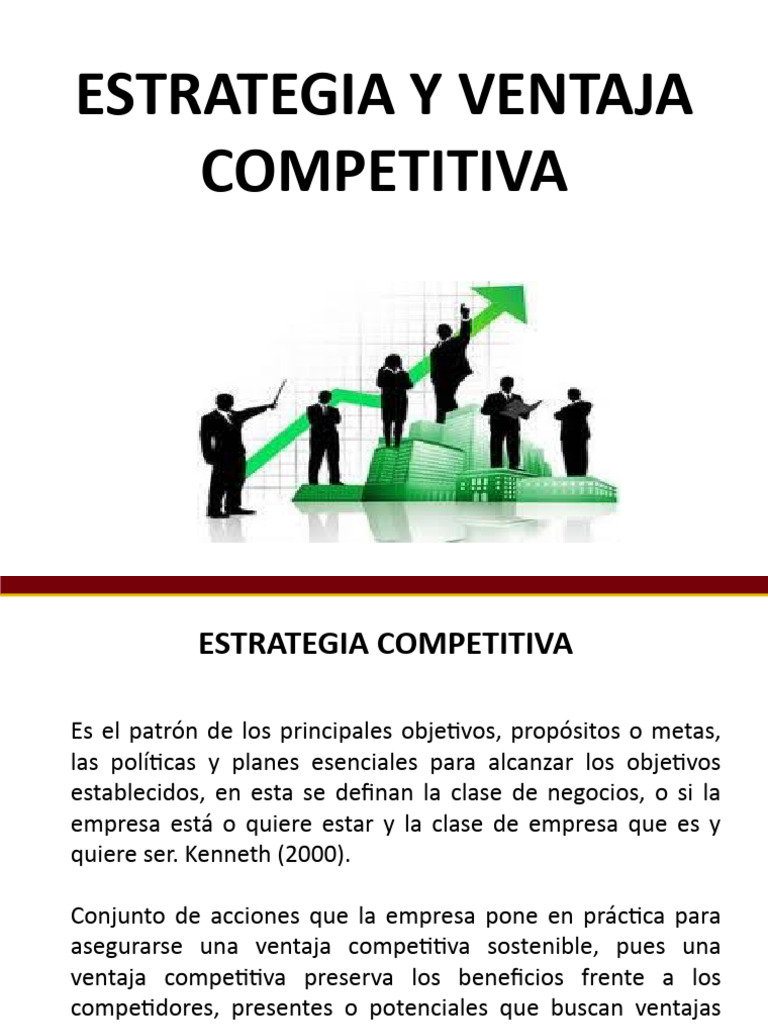 Estrategias de Ventaja Competitiva | PDF | Cadena de valor | Mercado ...