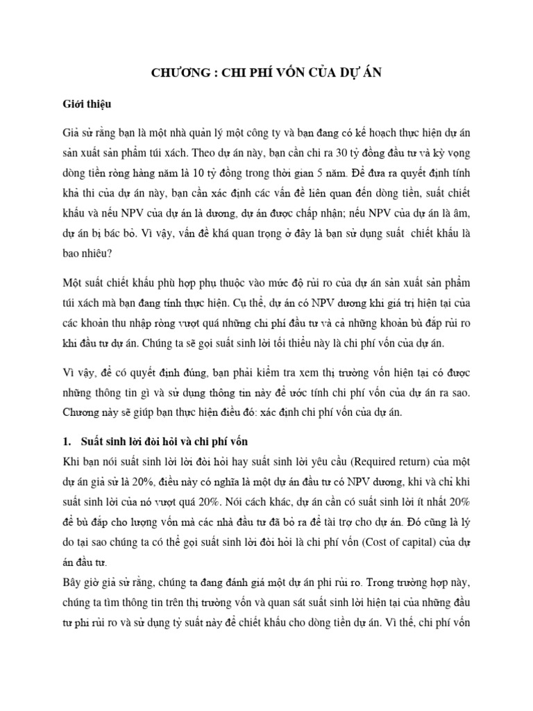 2. Chương 5, Bộ Môn NHĐT-Khoa Ngân Hàng- DHNH, Tài Liệu Lưu Hành Nội Bộ ...