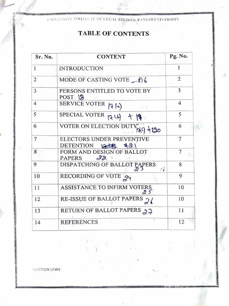 Election Law - Postal Ballot | PDF