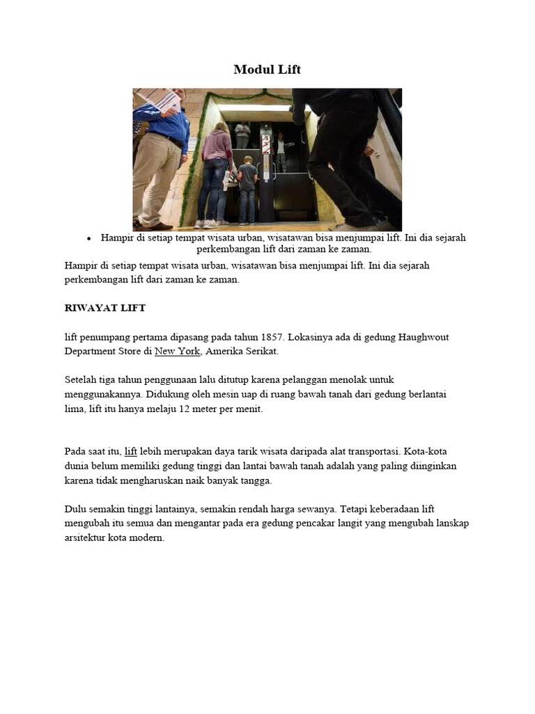 Modul Lift | PDF