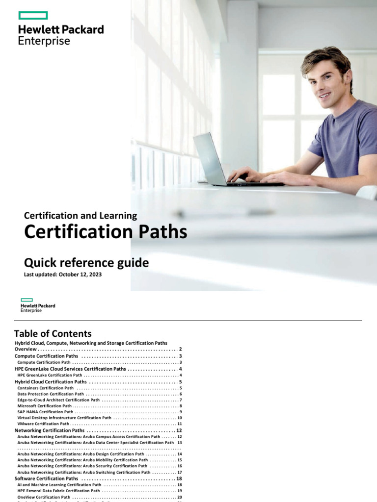 CertificationPaths Letter-Aruba | PDF