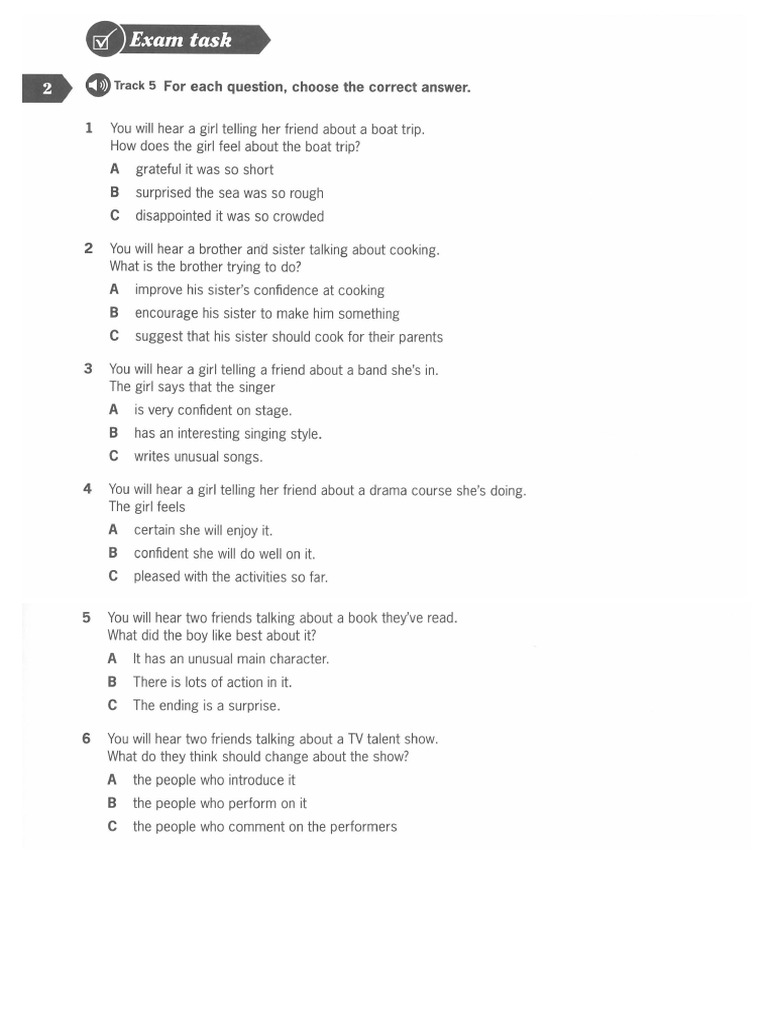 Listening Part 2 Practice | PDF