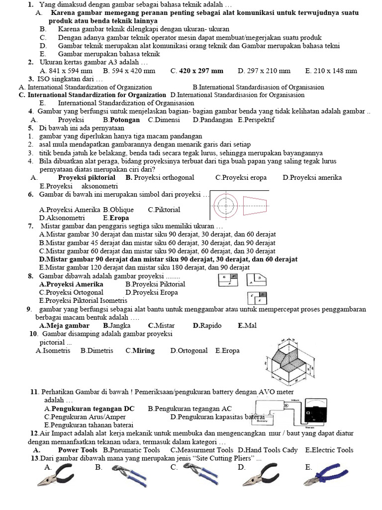 Soal Us 2022 TBSM | PDF