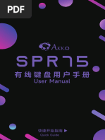 Akko 5087B Plus - Mechanical Keyboard Manual | PDF | Computer Keyboard | Bluetooth