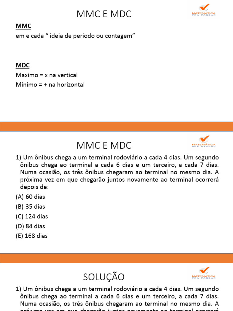 MMC e MDC | PDF
