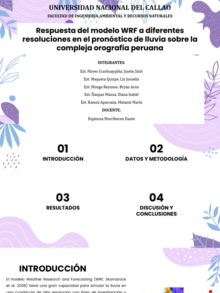 g3 - Paper #1 de Modelo WRF | PDF | Precipitación | Simulación