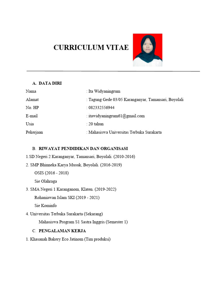 Curriculum Vitae | PDF
