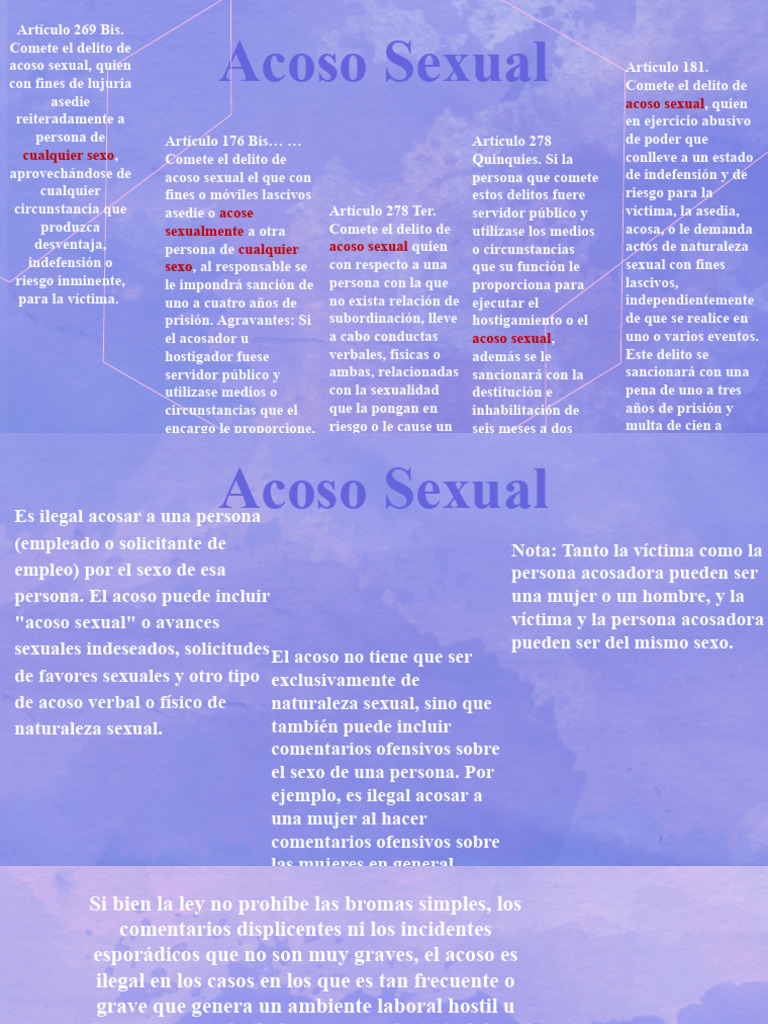 Acoso Sexual | PDF