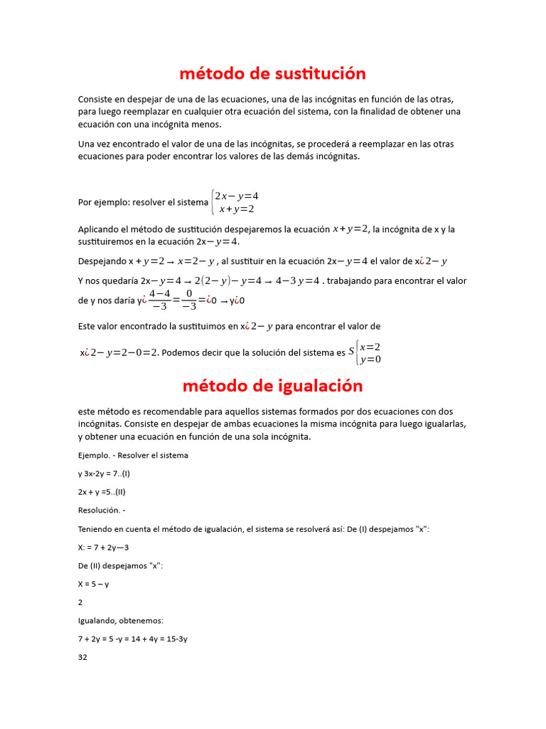 Precalculo Parte (14 21) | PDF | Sistema de ecuaciones lineales ...