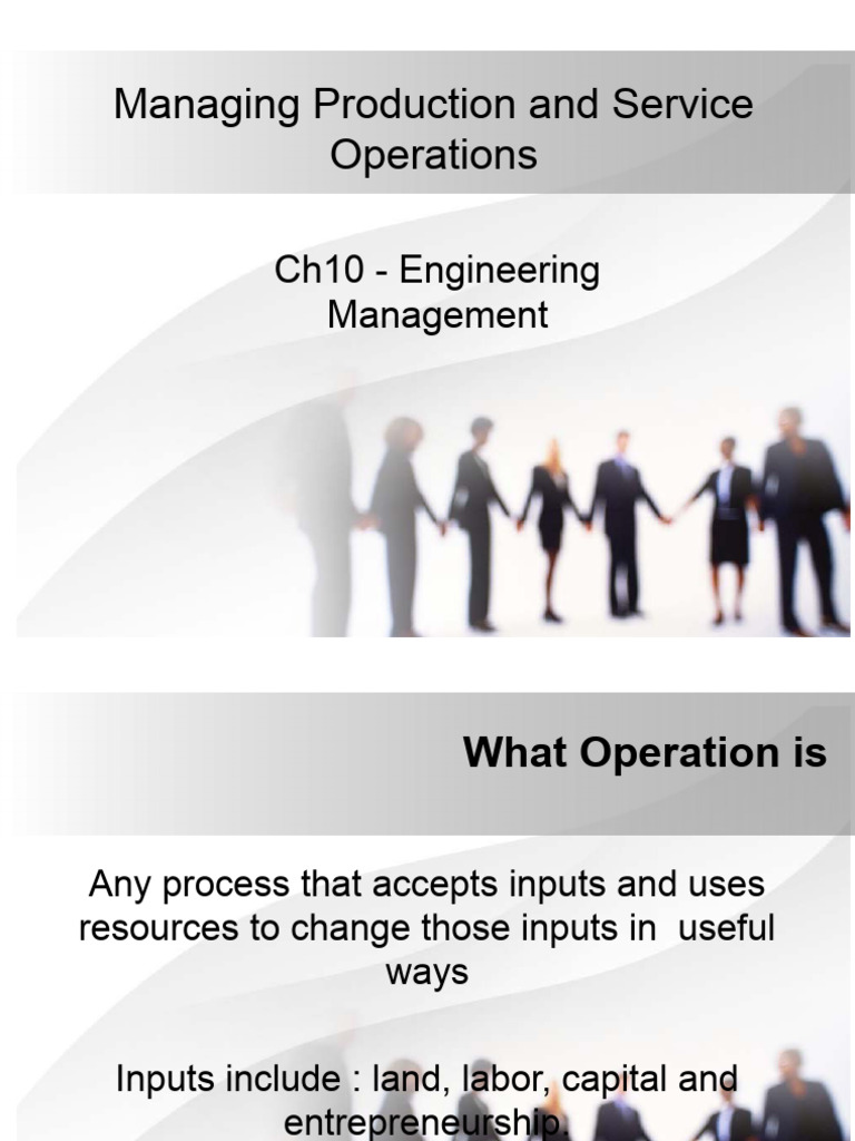 Module 6 Managing Production and Service Operations 2 | PDF | Business ...
