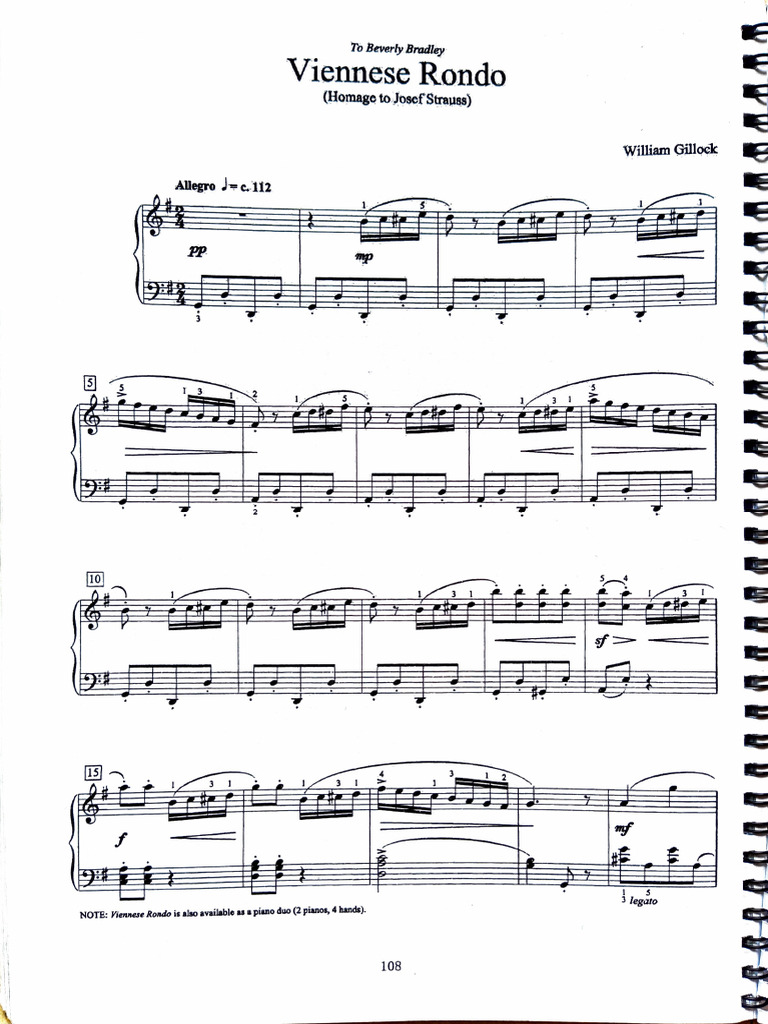 Venesse Rondo | PDF | Musicology | Musical Instruments