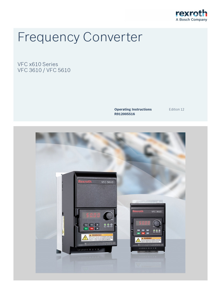 Frequency Converter: VFC x610 Series VFC 3610 / VFC 5610 | Download Free PDF | Electricity ...
