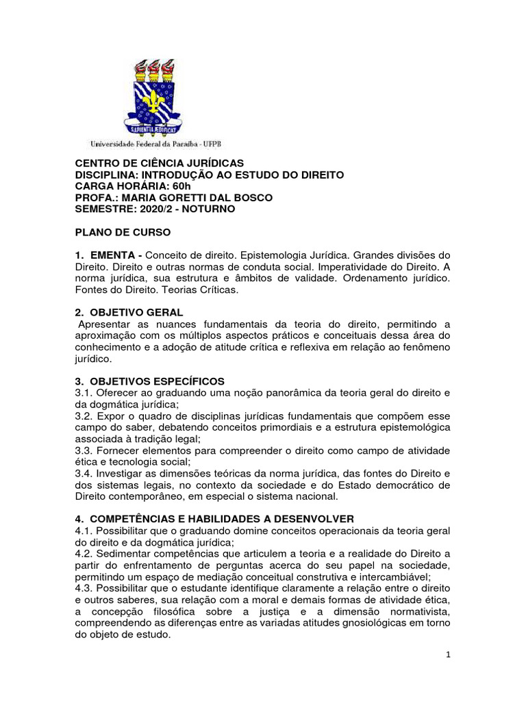 Introducao Ao Estudo Do Direiro | PDF | Jurisprudência | Sociologia