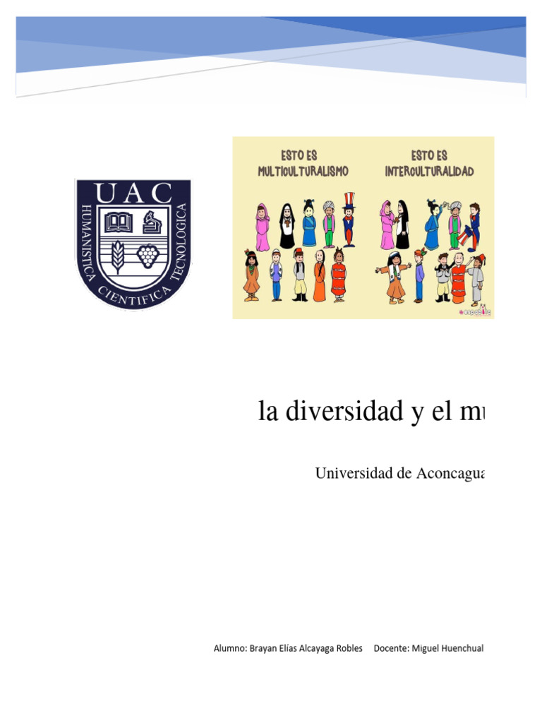 Trabajo Diversidad y Multicularidad | PDF | Migración humana ...
