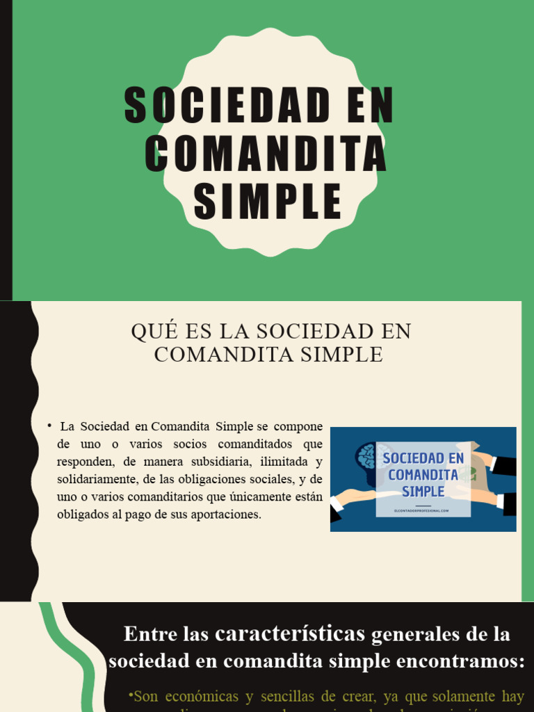 Sociedad en Comandita Simple | PDF