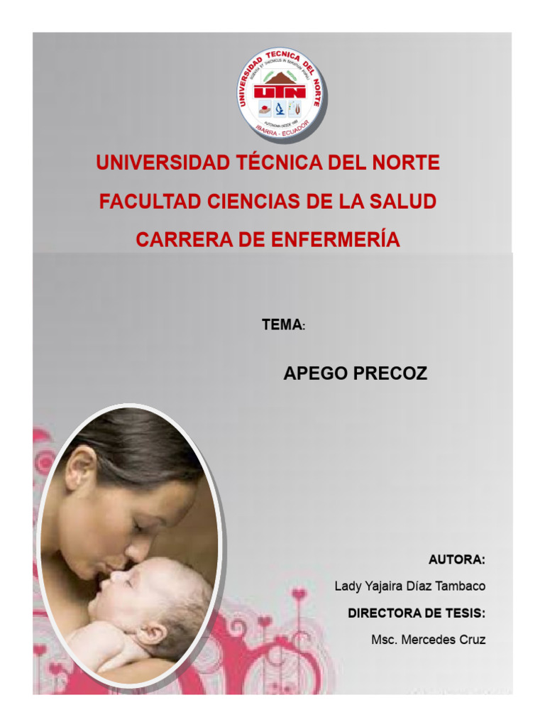 Apego Precoz Guía | PDF | Amamantamiento | Pecho