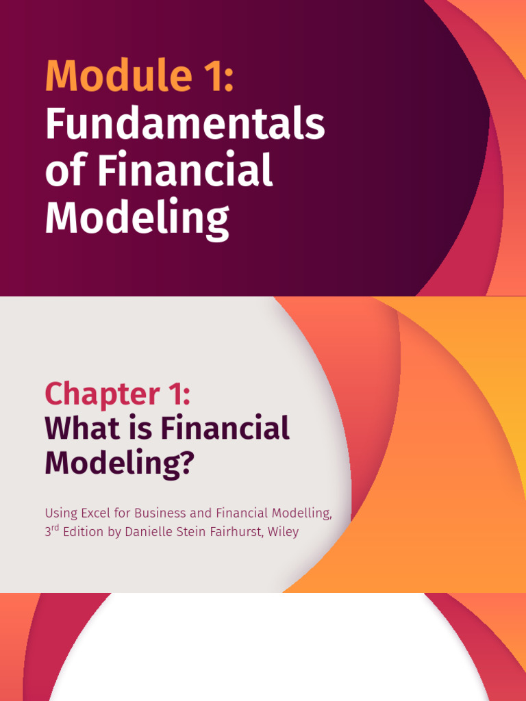 Module 1 - Fundamentals of Financial Modeling | PDF | Microsoft Excel ...