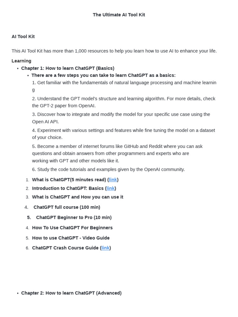 The Ultimate Ai Tool Kit HIyEeSe6 230313 150806 | PDF | Brand ...