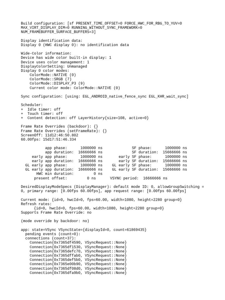 SF Dump | PDF | Byte | Frame Rate
