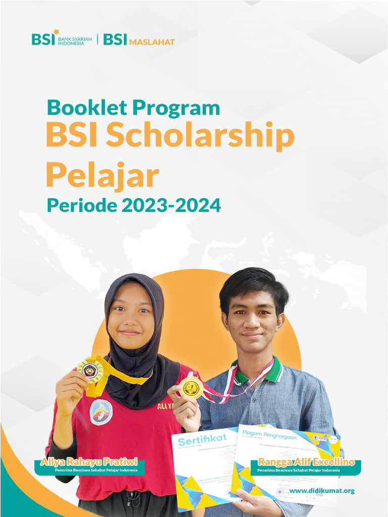 Booklet BSI Scholarship Pelajar | PDF
