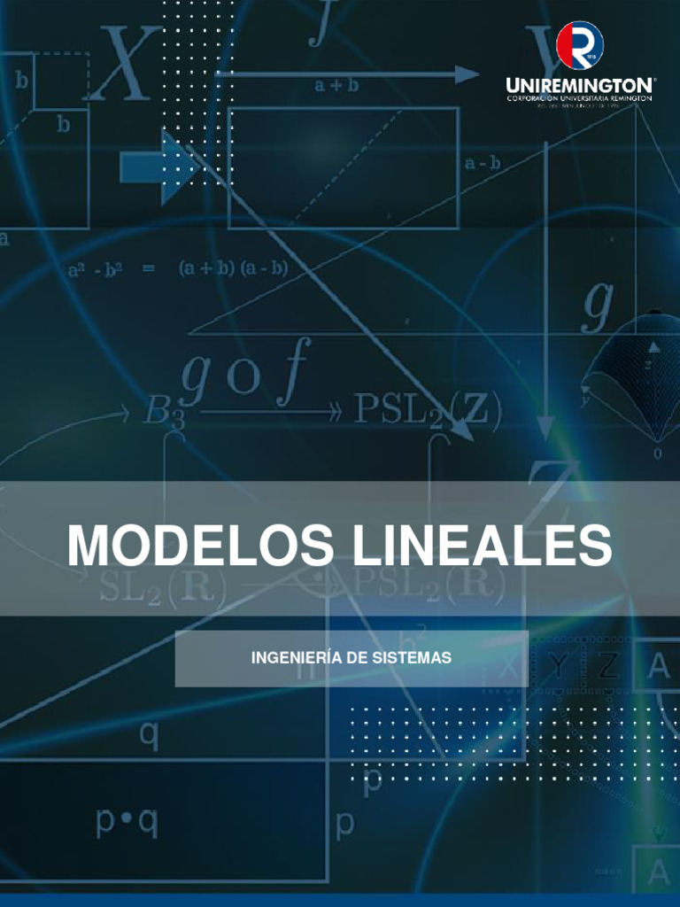 Módulo Modelos Lineales | PDF | Ecuaciones | Espacio vectorial