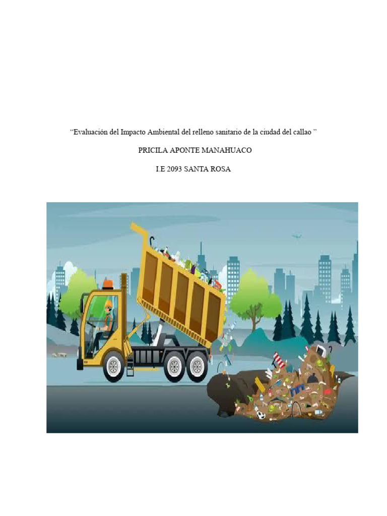 Informe | PDF | Residuos | Vertedero