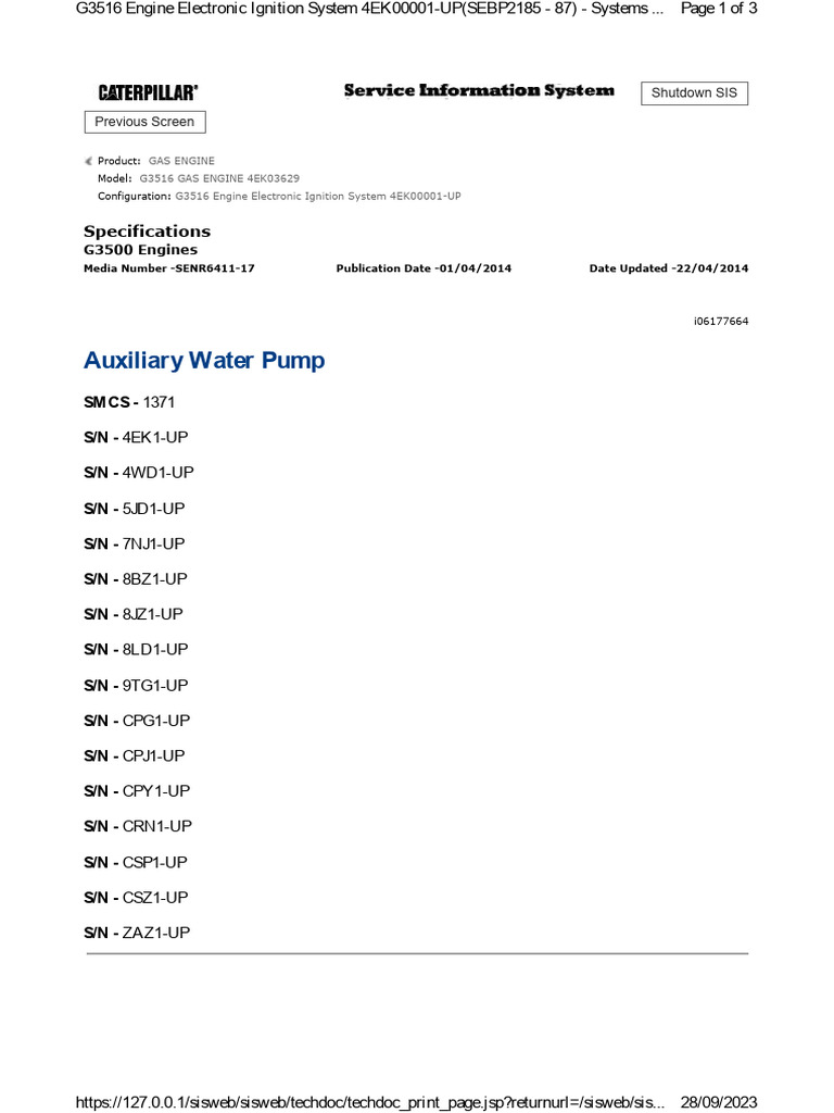 Aux Pump | PDF | Machines | Manufactured Goods