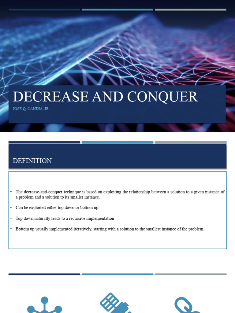 Decrease and Conquer | PDF