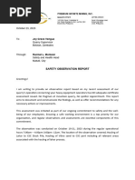 Night Vigilance Report Format | PDF | Secondary Sector Of The Economy
