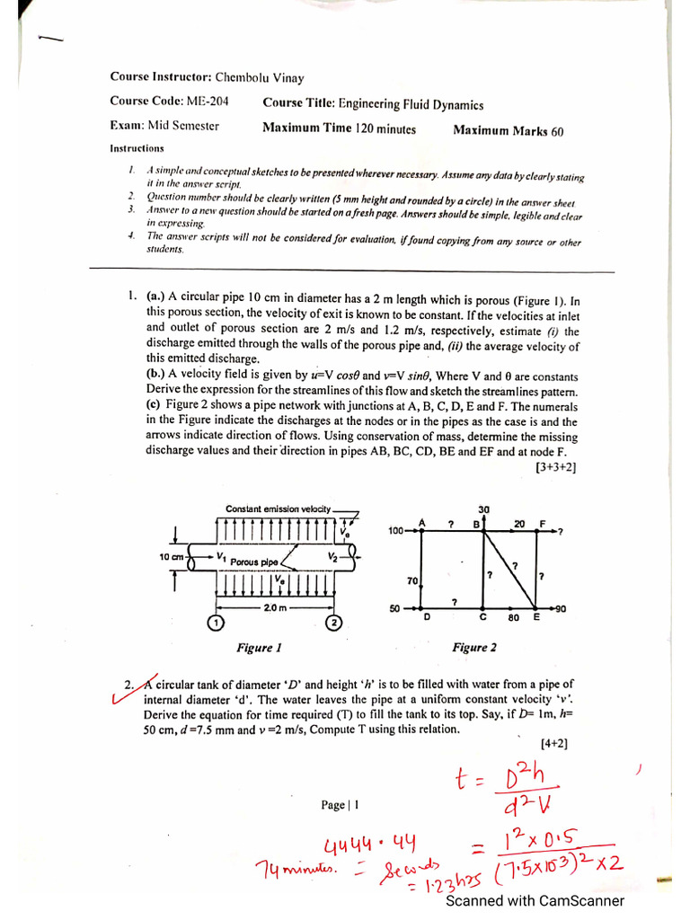 Mid-Sem-Question Paper | PDF